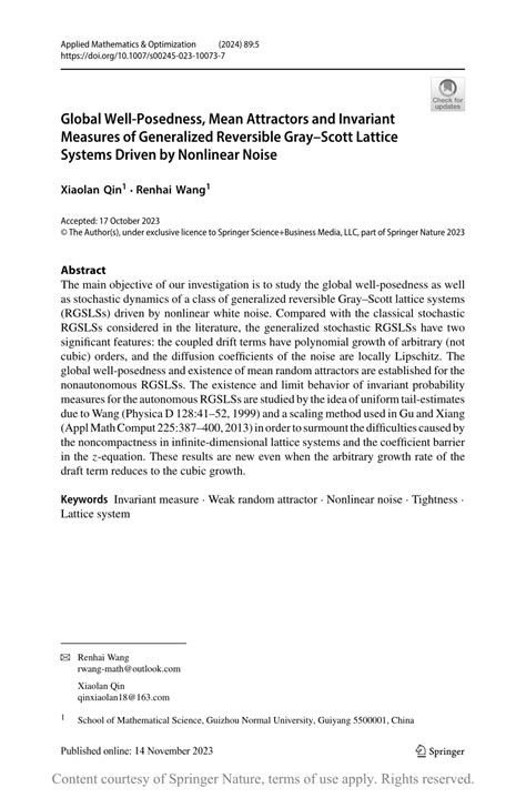 Global Well Posedness Mean Attractors And Invariant Measures Of