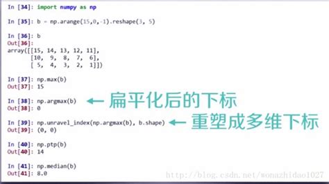 Python数据分析与展示(2)——numpy数据存取与函数 Python数据分析与展示(2)——numpy数据存取与函数