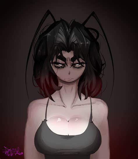 Cockroach Girl Insect Girl Monster Girl Art Girl Art