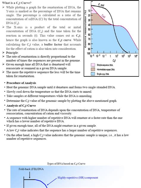 Cot Curve Factors Affecting Types Of Dna Based On Cot Curve Chemical