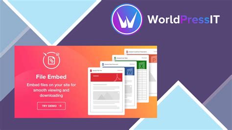 Elfsight File Embed Plugin Worldpress It