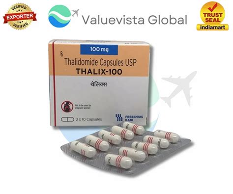 100mg Thalix Thalidomide Capsule At ₹ 500 Stripe Thalix Capsules Usp In Nagpur Id 2853685505373