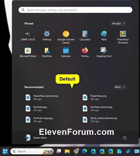 Clear Start Menu Recommended Section In Windows Windows Forum