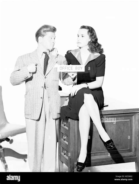 Life Begins For Andy Hardy Mickey Rooney Patricia Dane 1941 Stock