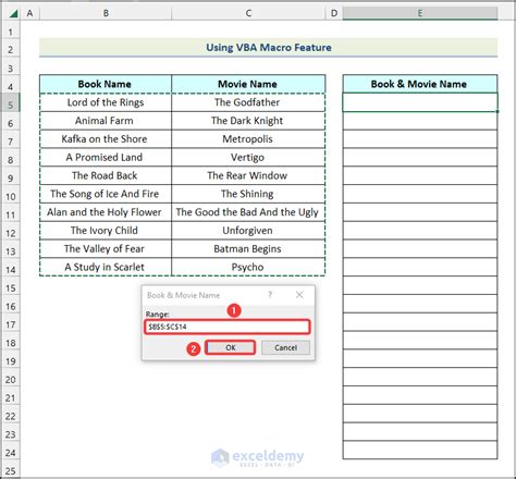 How To Create List From Range In Excel Easy Ways