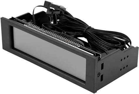 PC Fan Control CPU Temperature Sensor LCD Front Panel High Strength Industrial Plastic Auto