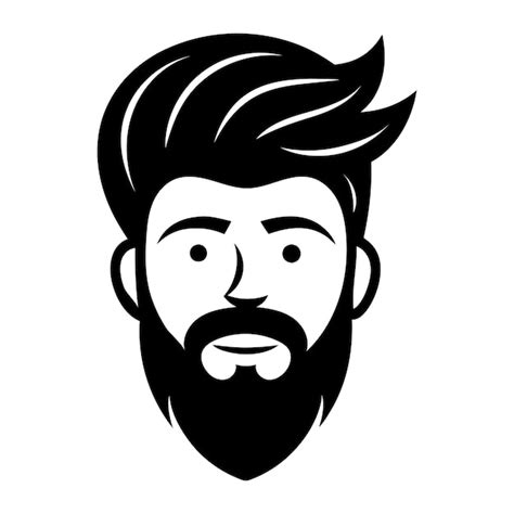 Premium Vector Male Hairstyle Design Vector Illustration