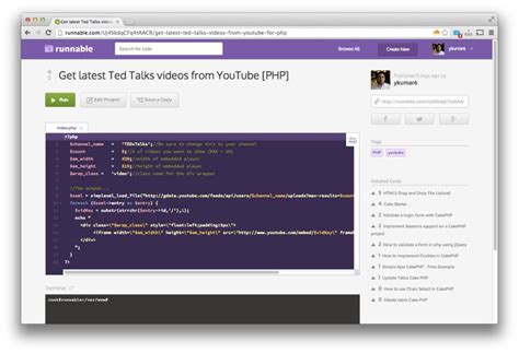 Runnable Wants To Become The Youtube Of Code Techcrunch Coding Ted Talks Video Youtube