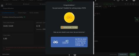 Syed Affan On Linkedin Problemoftheday Codingchallenge Geeksforgeek Java Gfg160…