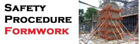 Safety Procedure For Erecting And Dismantling Concrete Formwork Systems Method Statement Hq
