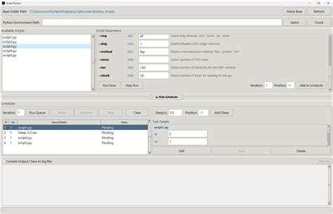 Scriptrunner Gui · Pypi