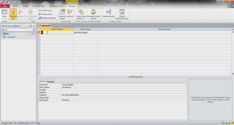 cara mudah membuat database dengan ms access ~ sk blog s