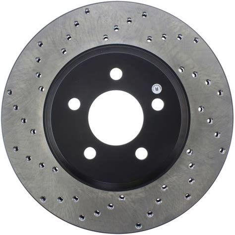Stoptech Power Slot 05 10 Mustang Gt V8 46l Front Right Drilled Rotor