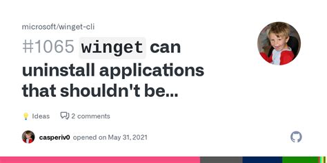 `winget` Can Uninstall Applications That Shouldnt Be Uninstallable