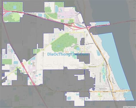 Map Of Cocoa City Thong Thai Real