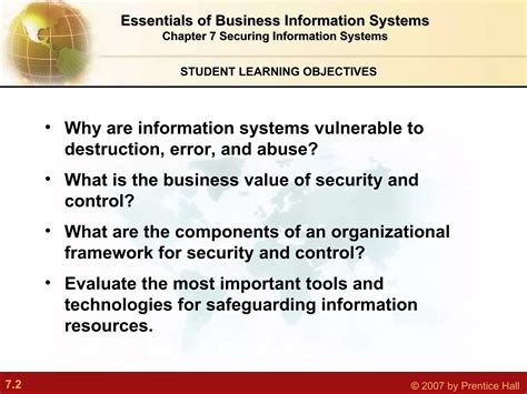 Securing Information Systems Ppt