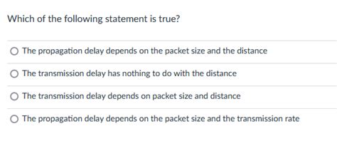 Solved Which Of The Following Statement About Routers Is