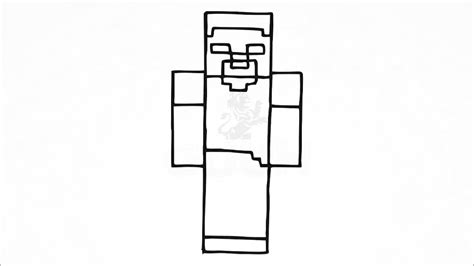 How To Draw Herobrine From Minecraft Skin