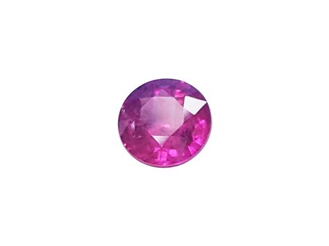 1 64 Ct Genuine Loose Ruby Round Cut Sparkling Medium Red Color For S