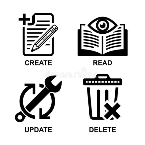 Update Delete Acronym Stock Illustrations 4 Update Delete Acronym Stock Illustrations Vectors