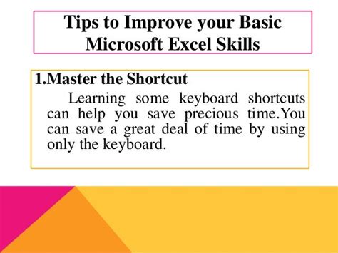 Lesson 3 Basic Skills On Microsoft Excel