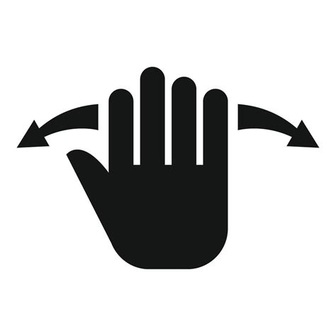 Swipe Gesture Icon For Touchscreen Interface 46040326 Vector Art At Vecteezy