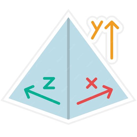 Premium Vector Coordinate Axis Icon