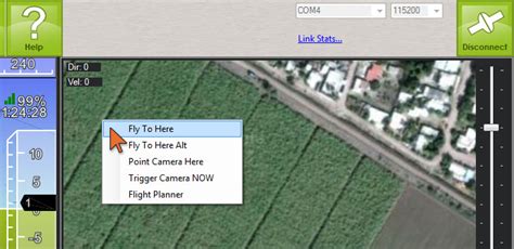 Flight Data Screen Overview Mission Planner Documentation