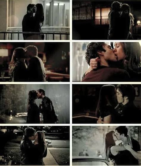 Damon And Elena Kisses