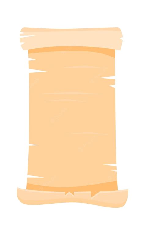 Premium Vector Ancient Papyrus Scroll Vector Illustration