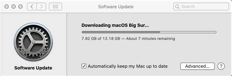macos big sur installation failed an error occurred while installing