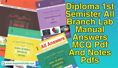 Diploma 1st Semester All Branch Lab Manual Answers Mcq Pdf And Notes Pdfs Mypractically