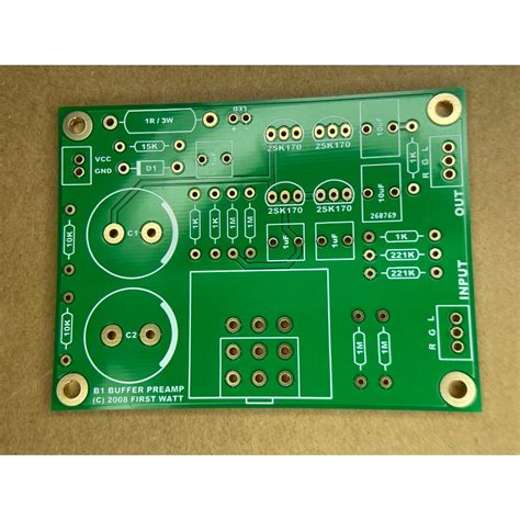 Pcb B1 Buffer Preamp ชุบทองเขียว Shopee Thailand
