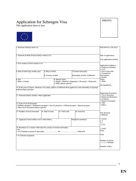Belgium Visa Application Form Pdf Fill Out And Sign Online Dochub