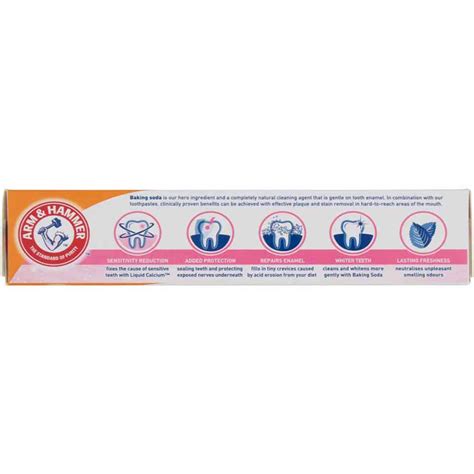 Arm And Hammer Pro Enamel Sensitive Toothpaste 75ml Wilko