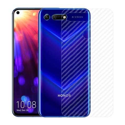 Case Creation Ultra Thin Slim Fit M Clear Transparent D Carbon Fiber Back Skin Rear Screen