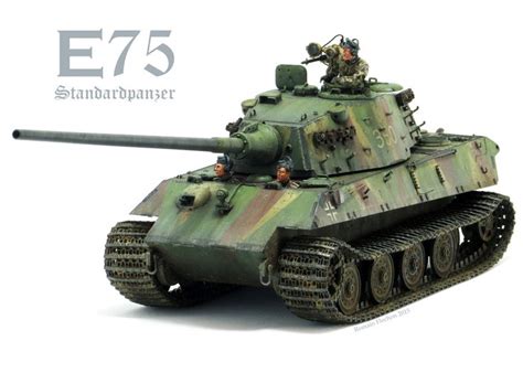 E 75 Standardpanzer 135 Trumpeter Ready For Inspection Armour