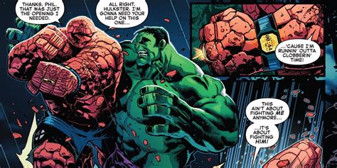 Hulk Vs Thing Finally Proves Spoiler Is Strongest
