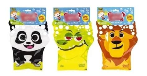 Burbujero Burbuja Guante Fiesta Cumpleaño Glove Bubble 5pack D Bazar