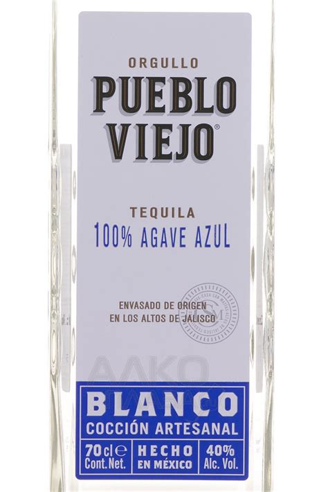 Pueblo Viejo Blanco - купить текилу Пуэбло Вьехо Бланко 100% Агава 0.7 ...