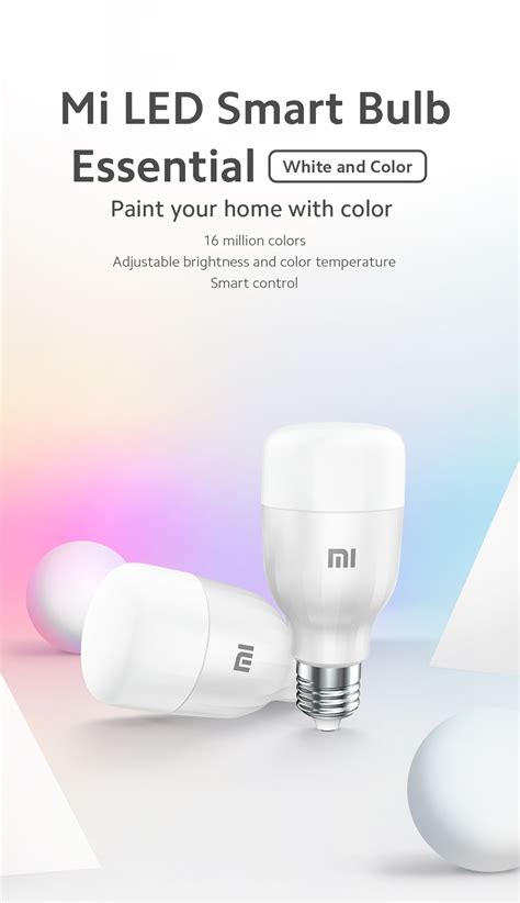 Xiaomi Mi Smart Led Bulb Essential White And Color Shopee Malaysia