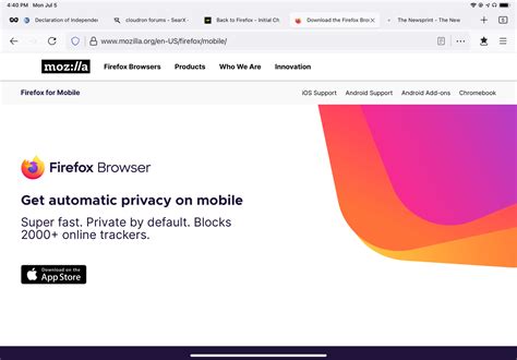 Firefox For IOS Initial Charge