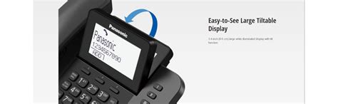 Panasonic KX-TGF320 Corded and Cordless Home office Telephone Kit with ...