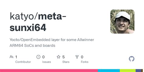 github katyo meta sunxi64 yocto openembedded layer for some