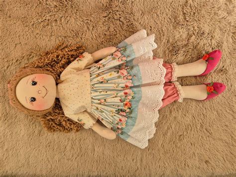 Boneca De Pano Loja Jessica Rodrigues Elo7 Produtos Especiais