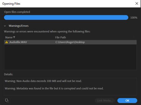 Solved One Specific Audio Clip Wav Wont Dragplaywork Adobe