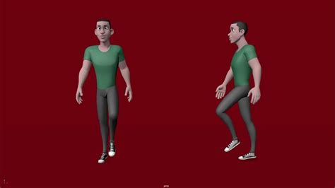 Loknath halder - Walk Cycle & Run Cycle Animation - YouTube