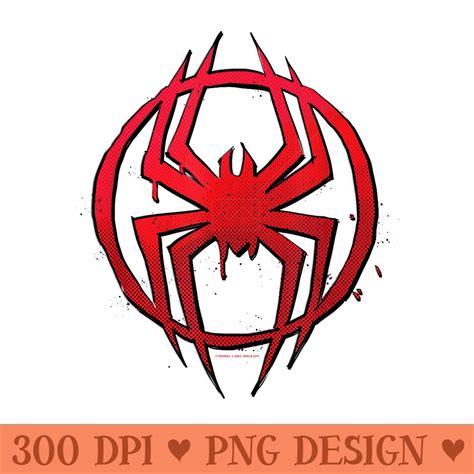 Marvel Spiderman Across The Spiderverse Miles Symbol Dots Inspire Uplift