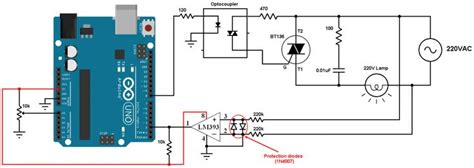 220v light dimmer with arduino lamp brightness control electrical