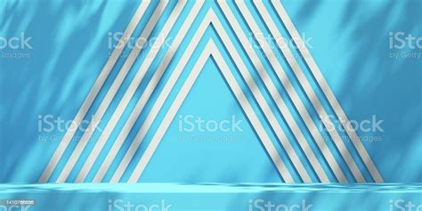 3d 제품 연단 디스플레이 및 나무 그림자 배경 겨울 제품 모형 배경 3d 렌더링 일러스트 레이 션 단일 이미지에 대한 스톡 사진 및 기타 이미지 Istock